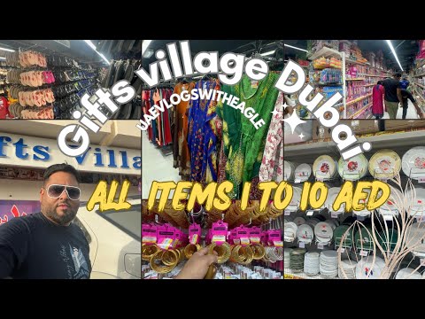 Gift village Dubai | All items 1 to 10 Aed | cheapest shopping market in Dubai | uaevlogswithEagle