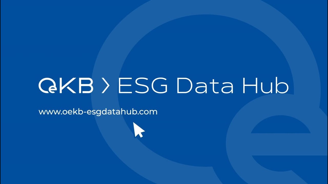 Der OeKB ESG Data Hub in 2 Minuten.