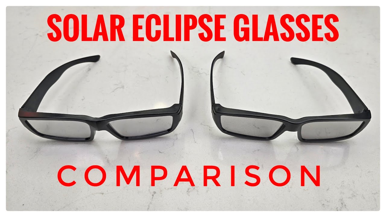 Medical King vs. Keyaluo Solar Eclipse Glasses Comparison