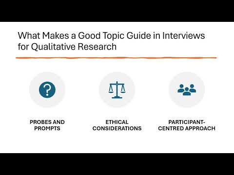 Crafting an Effective Topic Guide for Qualitative Interviews