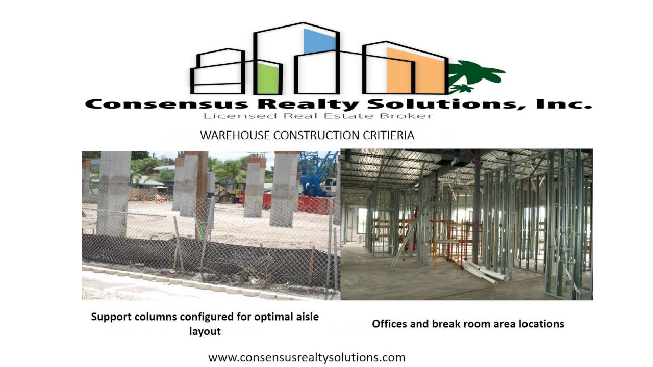 Warehouse Operation Construction Checklist