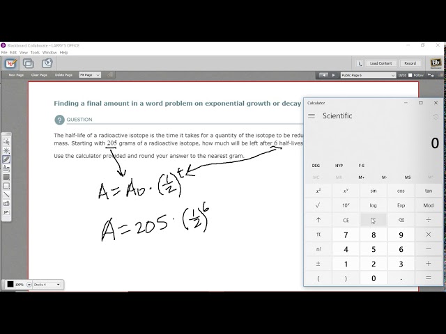 Understanding Exponential Decay: Calculating Remaining Amounts Using ...