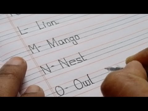 Alphabet || starting words with A-Z /very common words