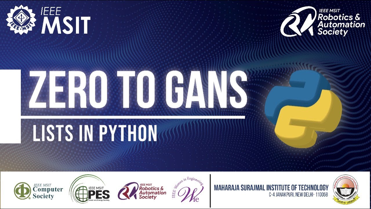 Machine Learning - Python Lists