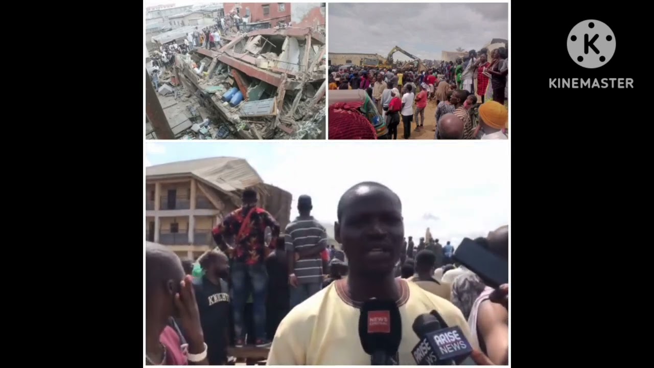 200 students trapped in collapsed school building in Jos.