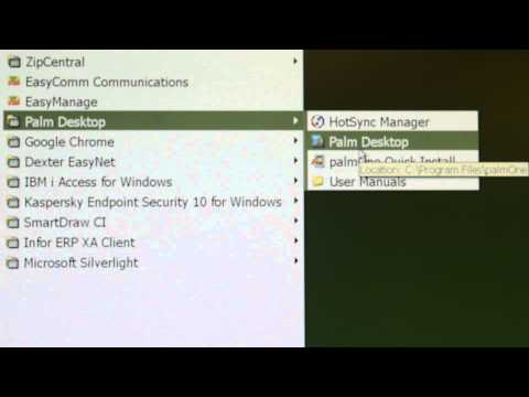 Palm Software installation