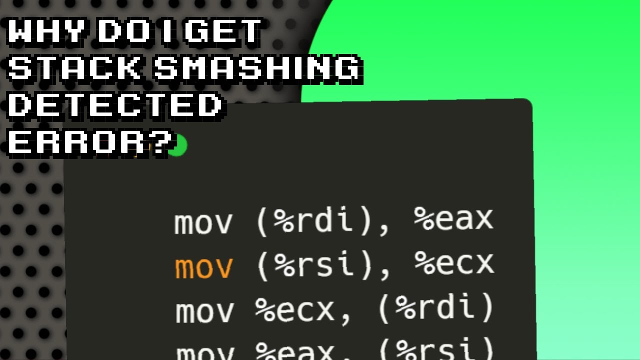 Fixing Why do i get `** stack smashing detected **` error? - Complete Guide