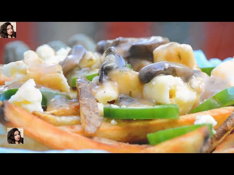 French fries with gravy and cheese | how to make poutine fries