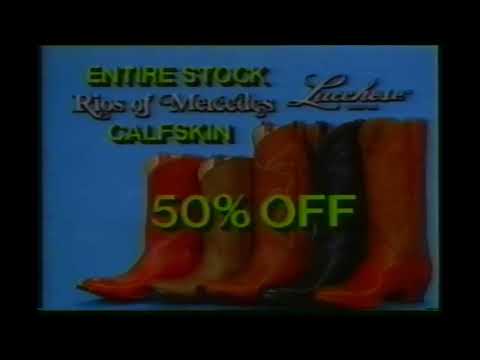 Boots N Jeans Western Store Commercial, Amarillo TX 1993