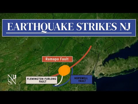 A 4.8 magnitude earthquake rattles New Jersey, East Coast