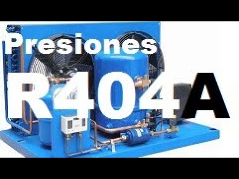 What are the operating pressures of R404A and the substitute refrigerant gases?