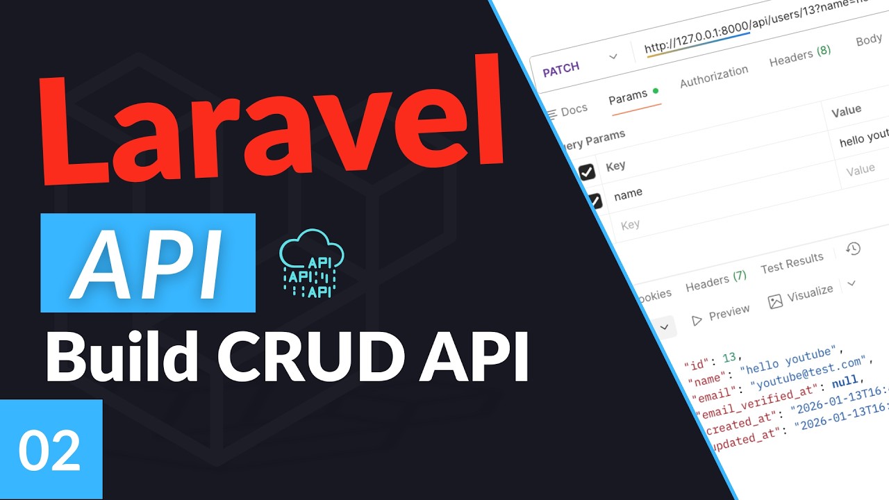 Simple CRUD API | Laravel API for Beginners #2