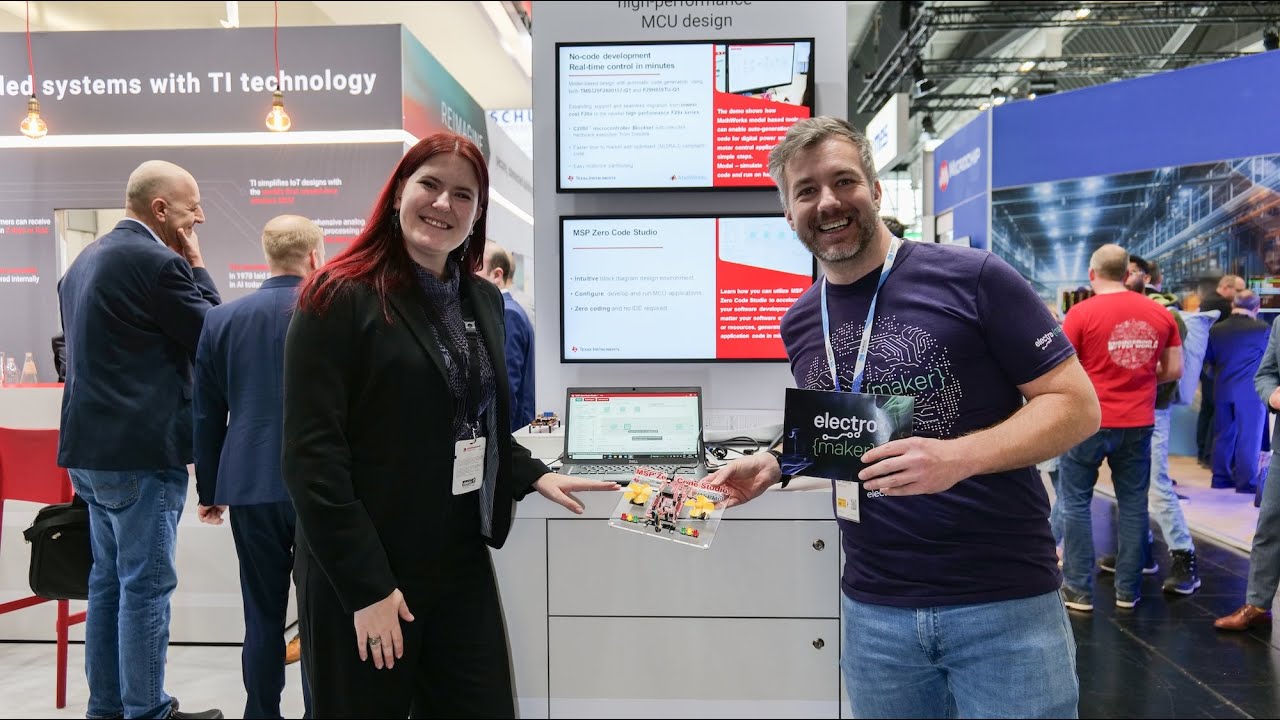 No Coding Required! MSPM0 Zero Code Studio by Texas Instruments - Embedded World 2025