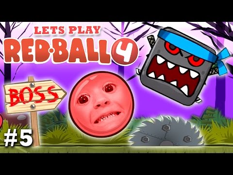 Mom & Chase play RED BALL 4: THE FOREST BOSS FIGHT! (Part 5 FGTEEV Gameplay)