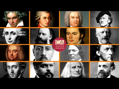 Animated Faces of Most Famous 100 Classical Music Composers – Conrad ...