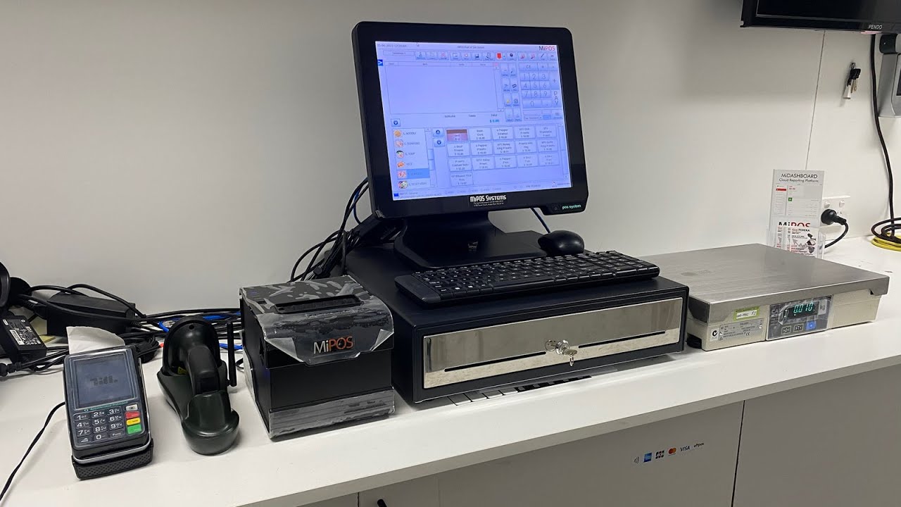 Retail POS System Demo with Scale and EFTPOS Integration-MiPOS Systems #mipos #retailpos #miposdemo