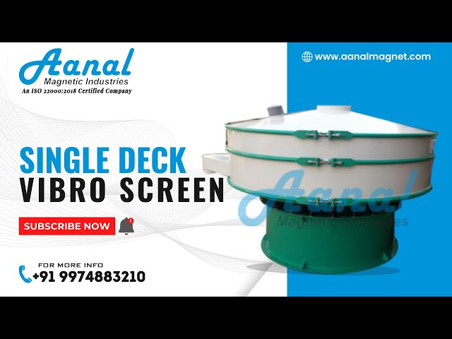 Vibratory Screen Separator - Circular Screen Separator Manufacturer ...