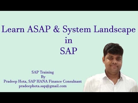 SAP ASAP Methodology and System Landscape | ASAP Methodology in SAP | System Landscape in SAP