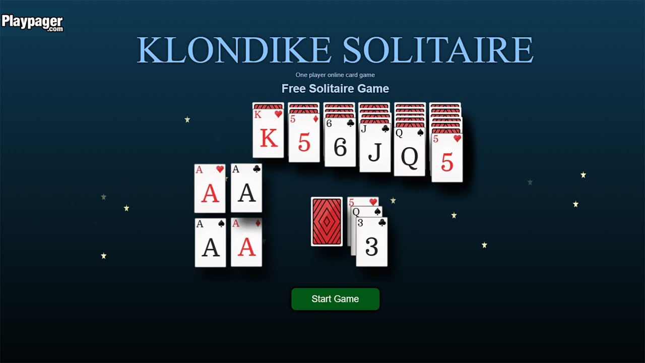 Klondike Solitaire Online Game #solitaire #game