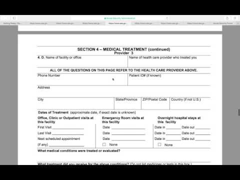 SSA Forms