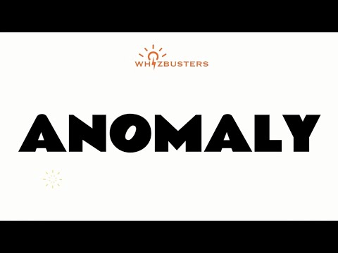 ANOMALY (noun) meaning, pronunciation with examples in sentences