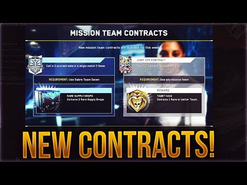 NEW CONTRACTS/BOUNTIES ADDED to INFINITE WARFARE! (FREE RARE SUPPLY DROPS + TAUNT HACK)
