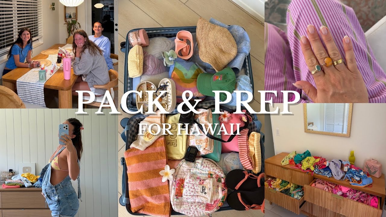 pack & prep for my babymoon *in hawaii*