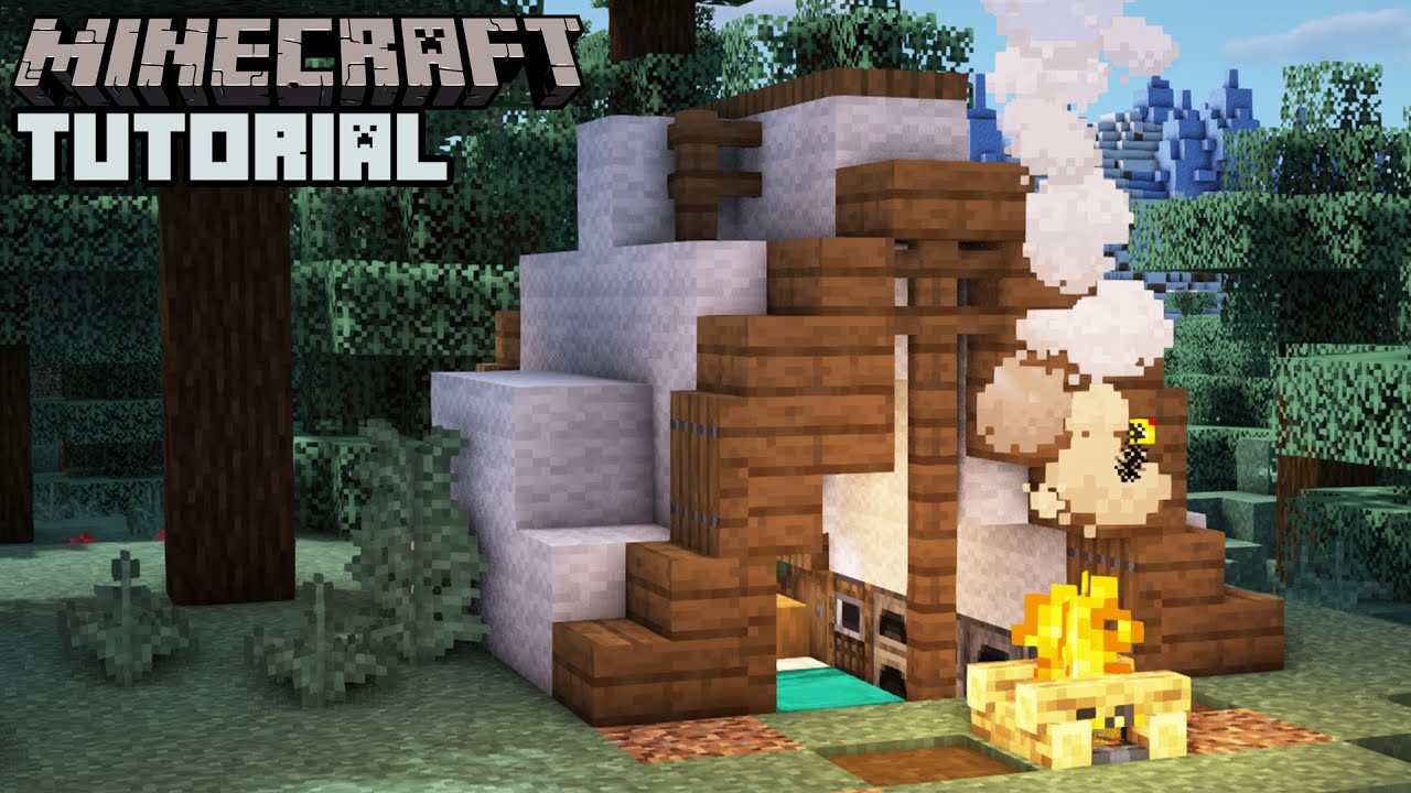 Minecraft: Simple Tent Tutorial (How to Build)