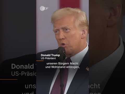 So startet Trump seine neue Amtszeit | #short #trump