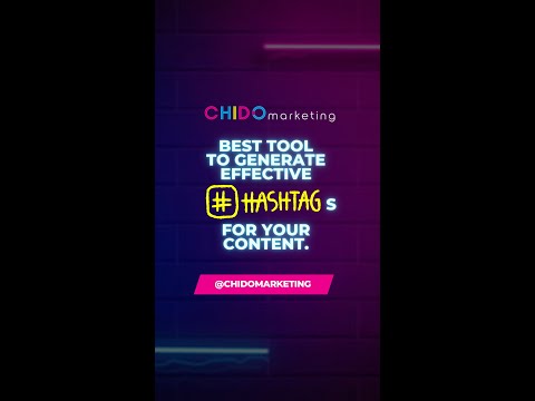 Best tool to generate effective hashtags for your social media content.