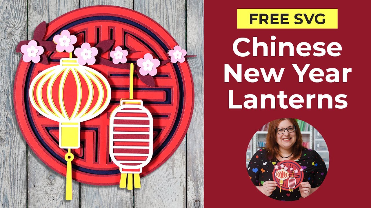 Free Chinese Lanterns SVG ❤️ Chinese New Year Craft Idea