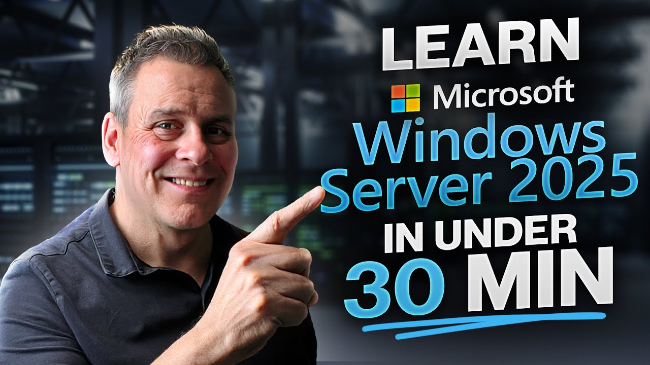 Learn to Install & Configure Windows Server 2025 in 30mins