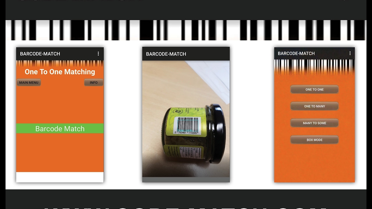 barcode match Android App