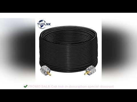 PL259 RG58 Cable CB Radio Cable SO239 UHF Male to Male Extension Cable Low Loss RF Coaxial Cable PL-