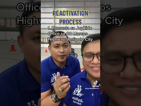 JOYRIDE BIKER REACTIVATION PROCESS LAHAT NG GUSTONG MAGPA ACTIVATE ULIT ITO PO YONG DETAILS