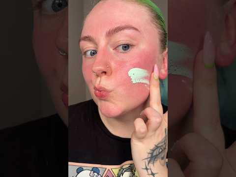 LOVE WATCHING THE ROSACEA DISAPPEAR😭✨💚 #rosacea #redness #colortheory #colorcorrection #makeup