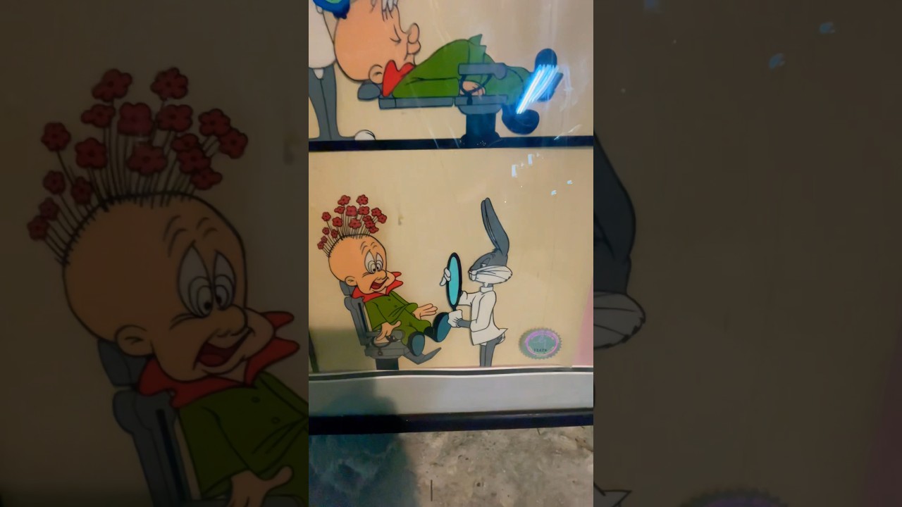 Bugs Bunny Serigraph Cel Art #shorts #shortsvideo #warnerbros #thriftstorefinds