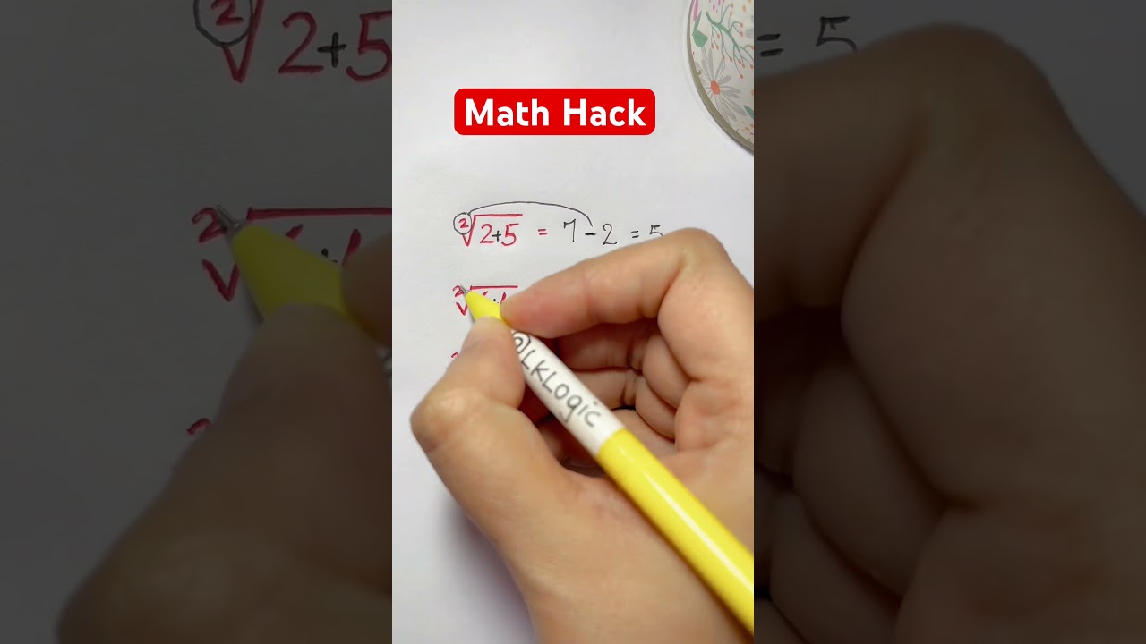 Square Root Math Hack