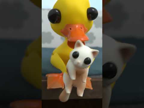 Little Cat Song π±π΅ #babyduck #funnycat #memes