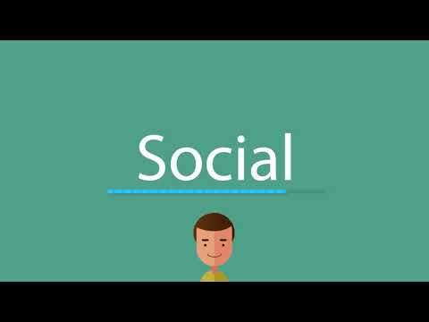 How to pronounce Social