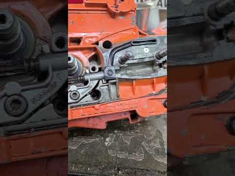 Husqvarna 340 thru 359 oil pum0 layout #chainsaw