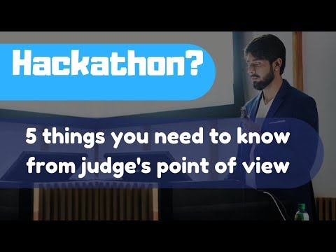 Hackathon? Watch it & win it like a boss | Tips from Judge's eye!(Hindi)