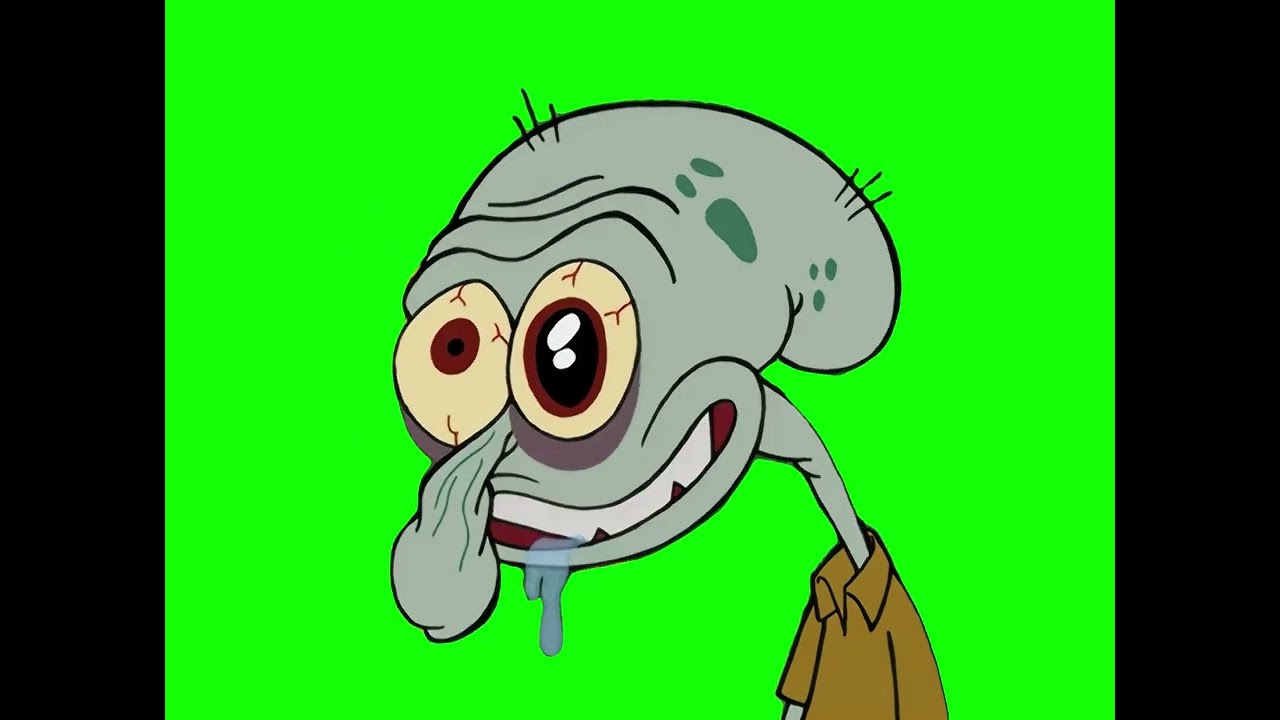 Squidward Going Crazy meme - SpongeBob SquarePants