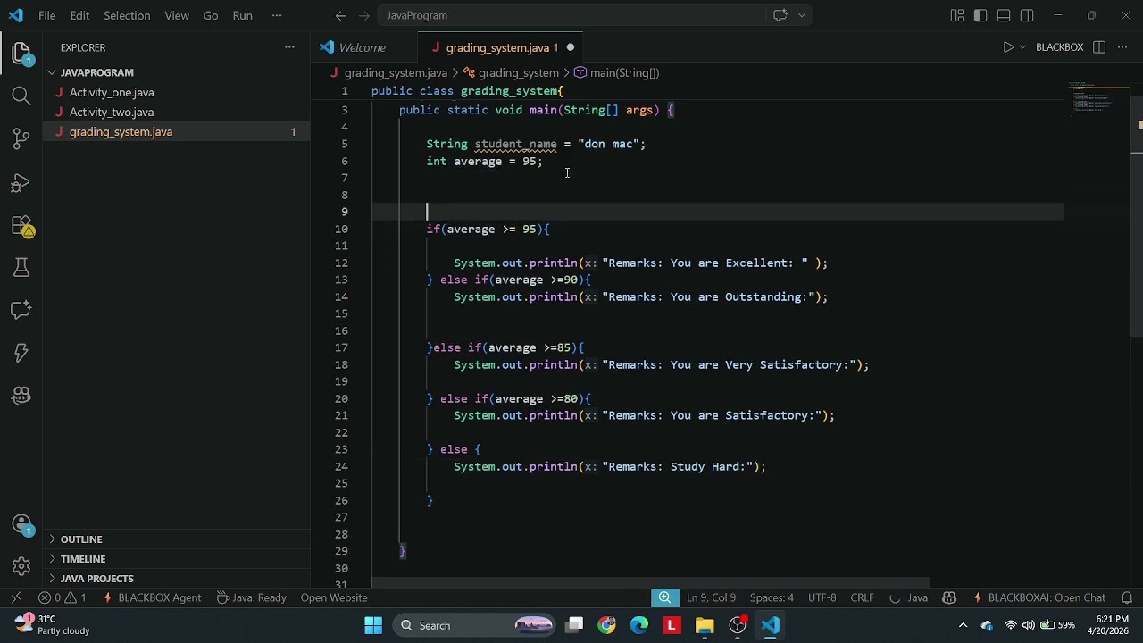(1) Java If-Else Statement Explained (Beginner Friendly Tutorial)