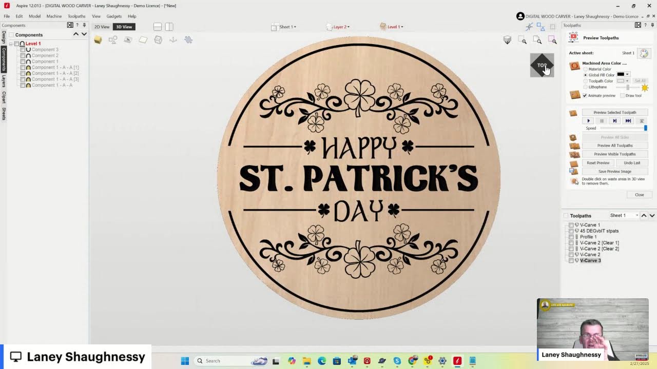 St. Patrick's Day CNC Project | Vectric Tutorial