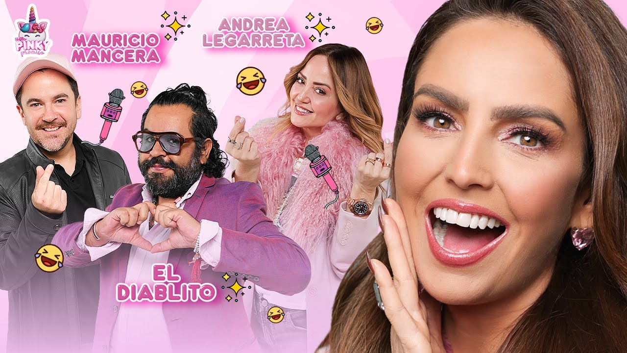 Andrea Legarreta, Mau Mancera y El Diablito en Pinky Promise T. 8 - EP. 36