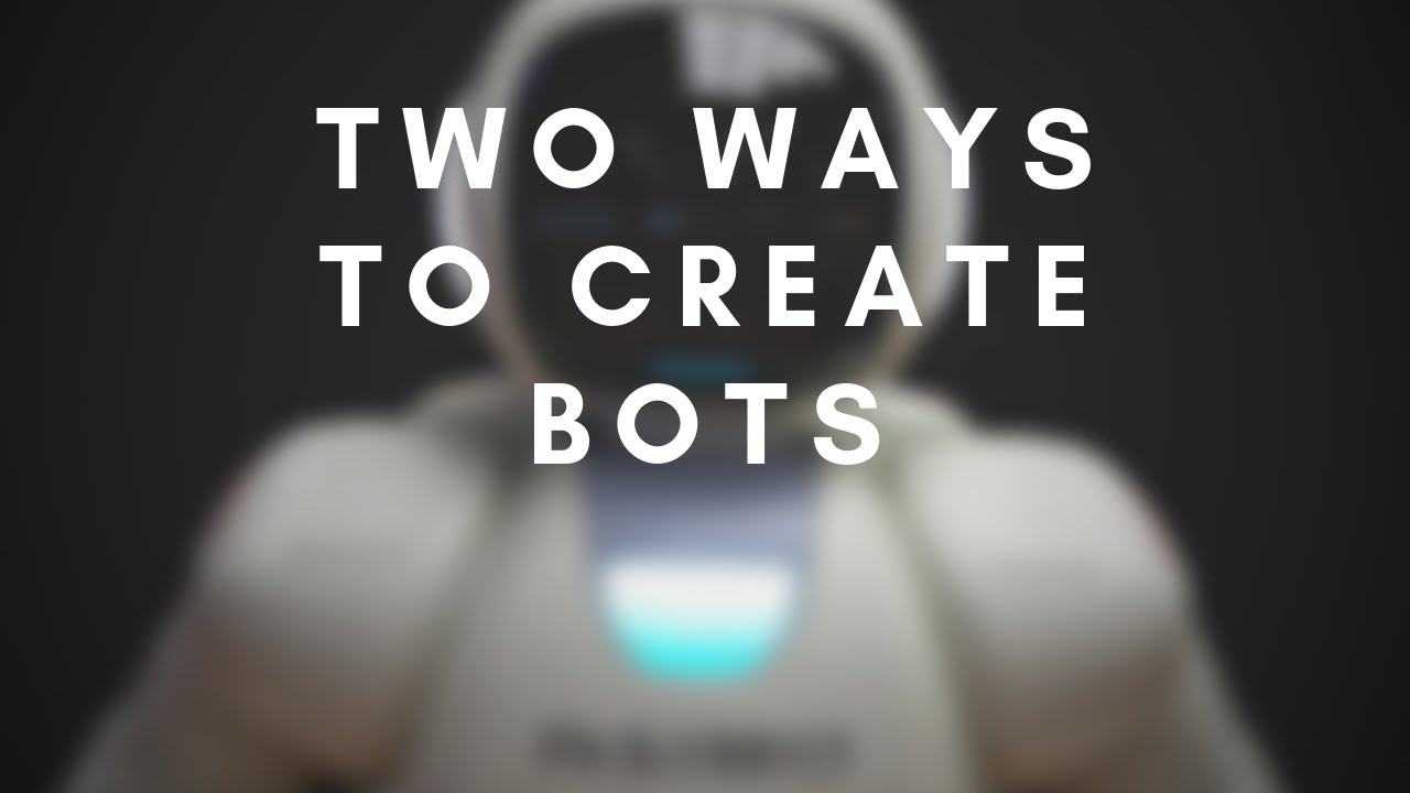 Two Ways to Get Started with the Microsoft Bot Framework