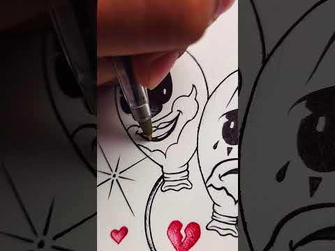 CHICANO ART DRAWING PAYASO / SMILE NOW CRY LATER #chicanoart