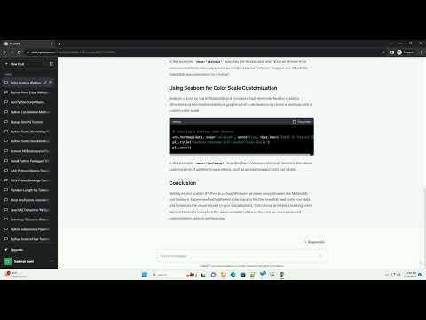 Setting a colour scale in ipython