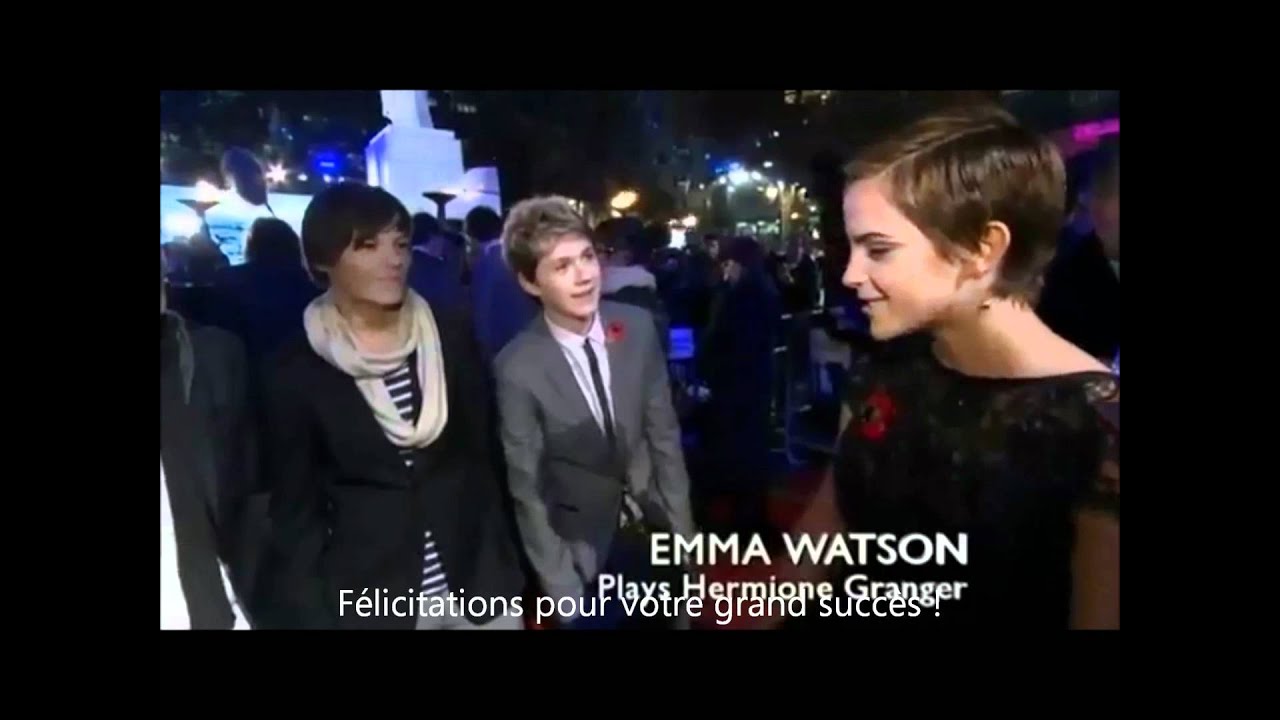 One Direction meet Harry Potter stars - vostfr